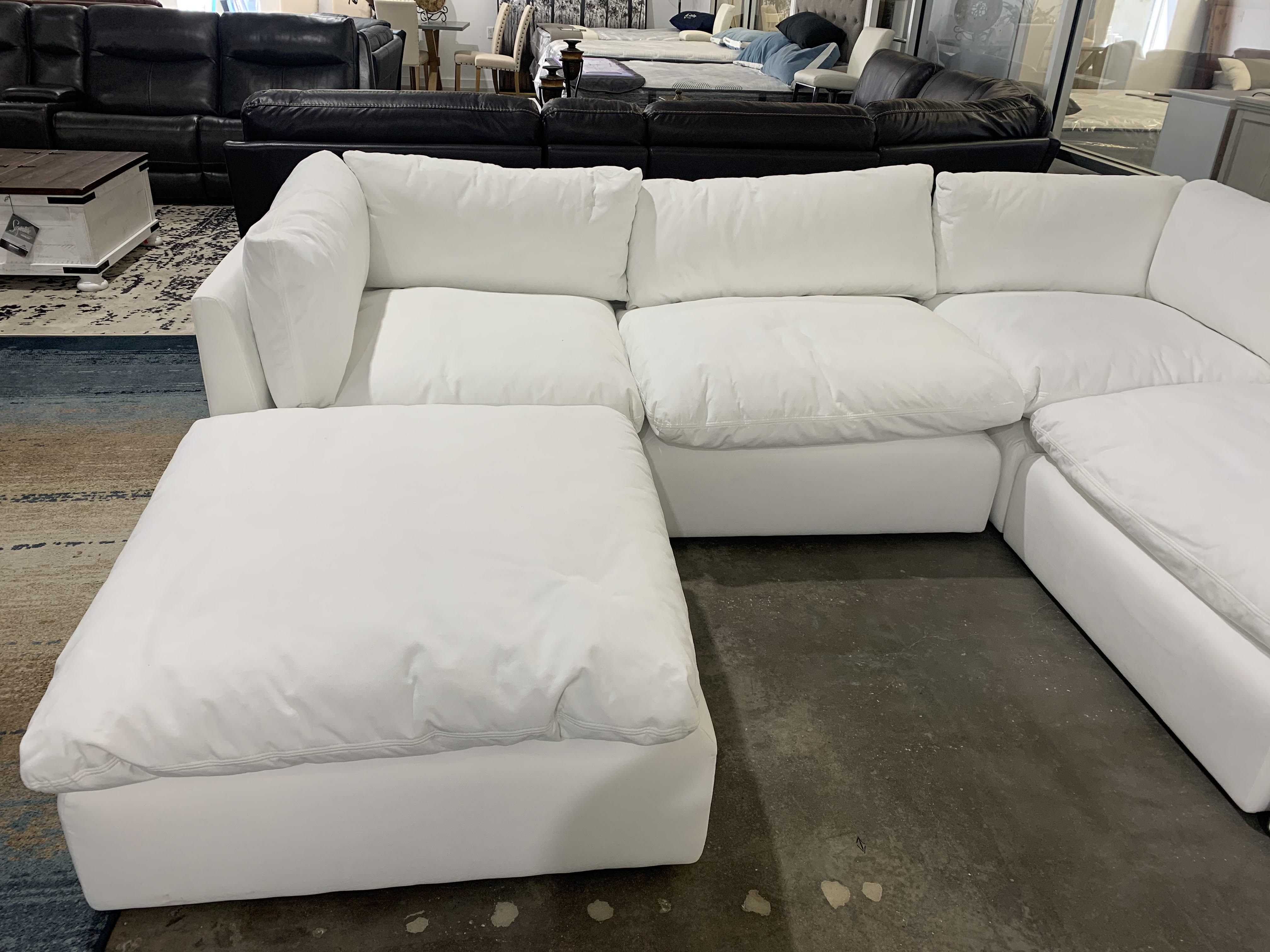 Cloud White Modular Sectional - Tampa Bay Mattresses