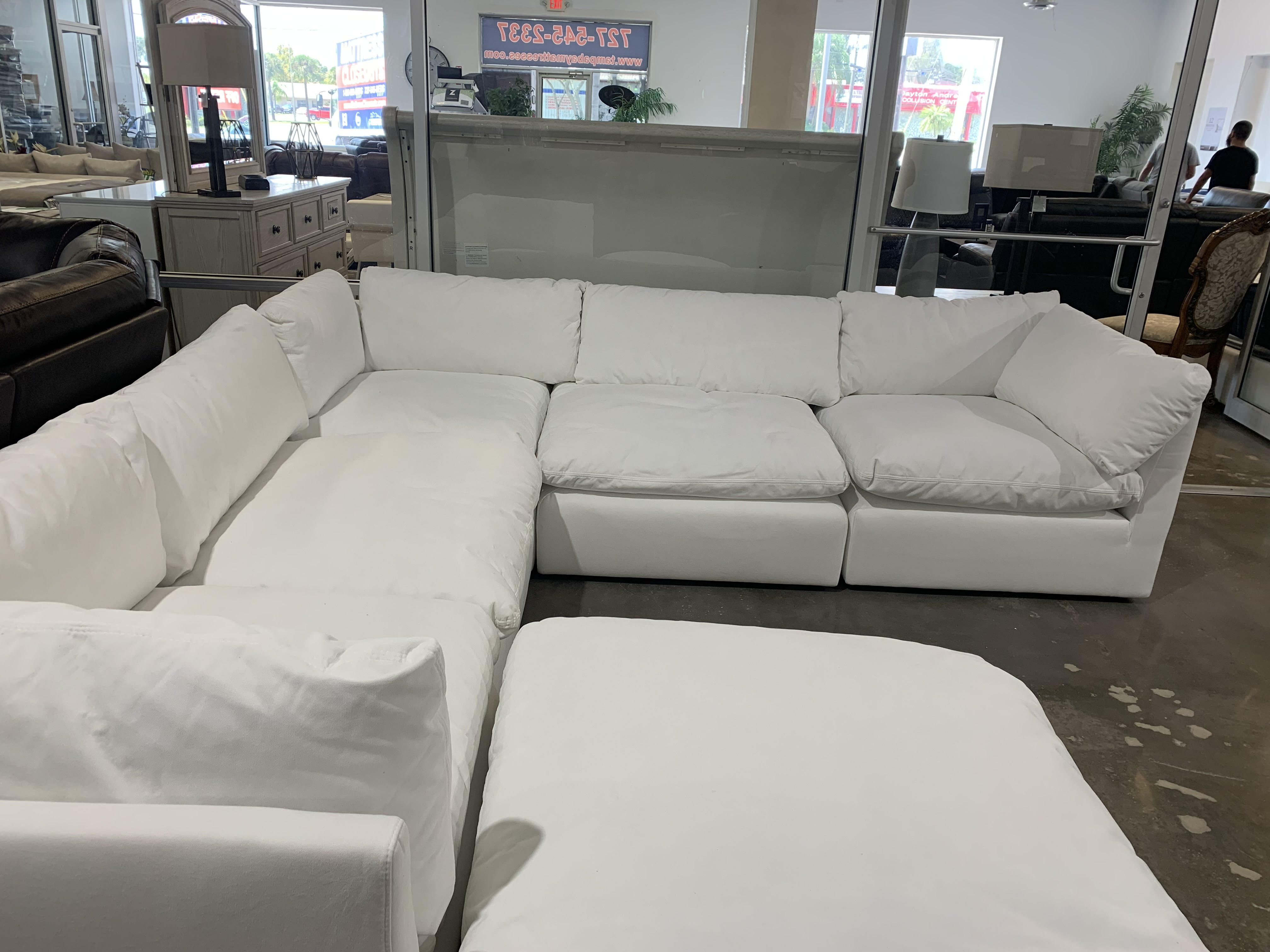 Cloud White Modular Sectional - Tampa Bay Mattresses