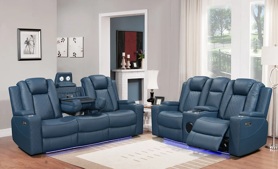 Moon Dearborn Blue - Tampa Bay Mattresses