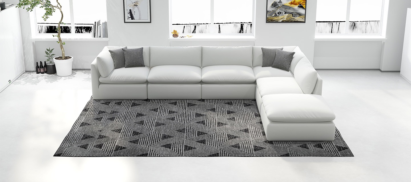 Cloud White Modular Sectional - Tampa Bay Mattresses
